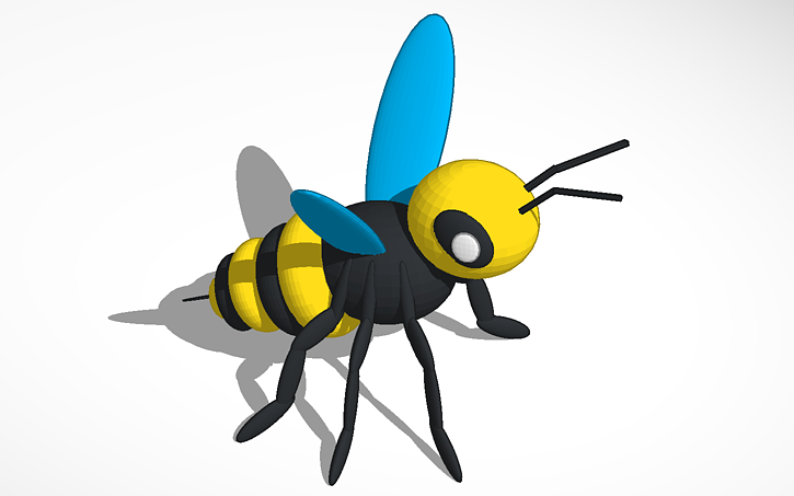 3D design JS-bee - Tinkercad