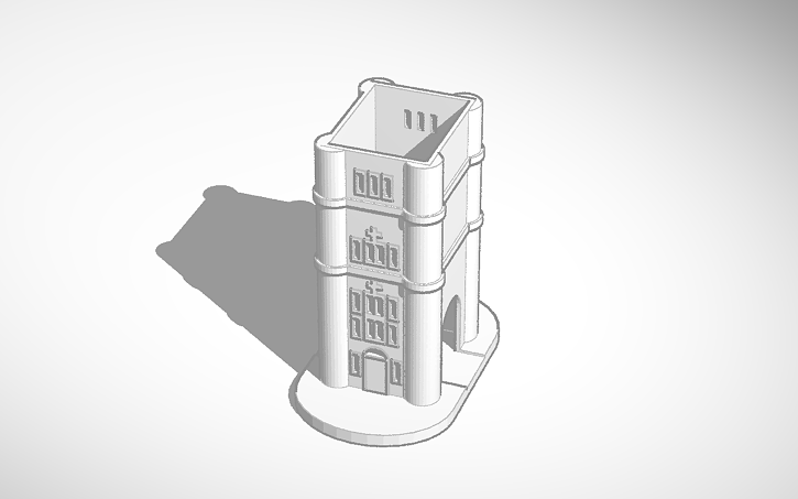 3D design Tower Bridge - Tower - Tinkercad