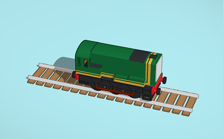 3D design Paxton The Friendly Diesel (BR Class 08 Shunter) - Tinkercad