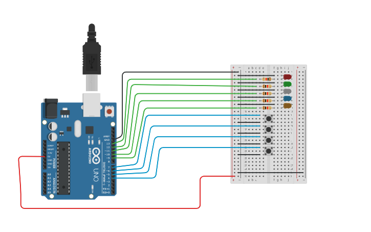 Circuit design washing machine - Tinkercad