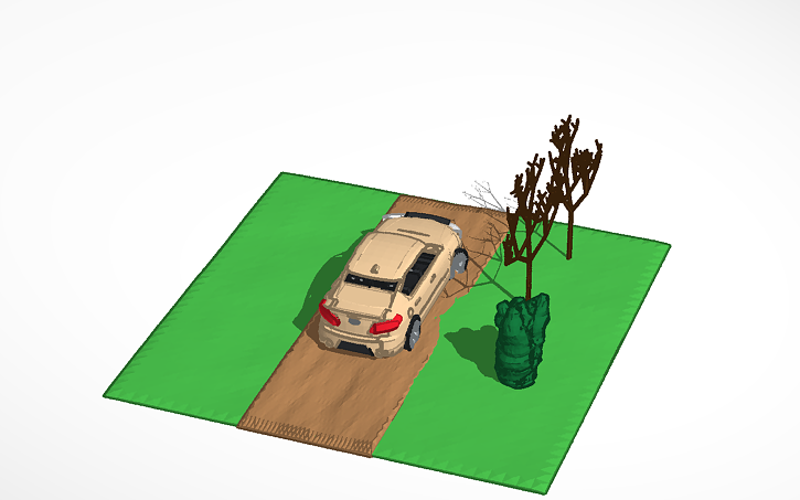 3D design Toyota Camry rally 95 - Tinkercad