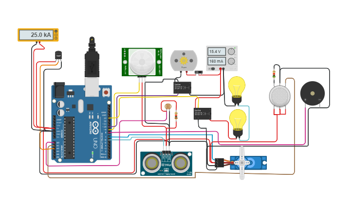Circuit Design Iot Plant Simulation Tinkercad