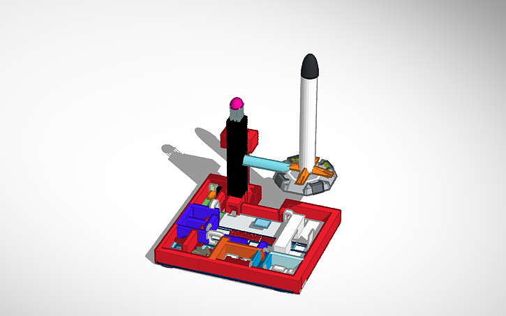 3D design Moon base project - Tinkercad