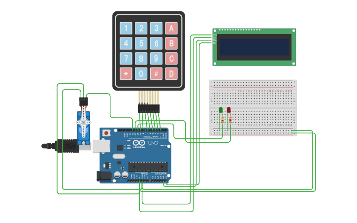 Circuit design IOT TASK1 - Tinkercad