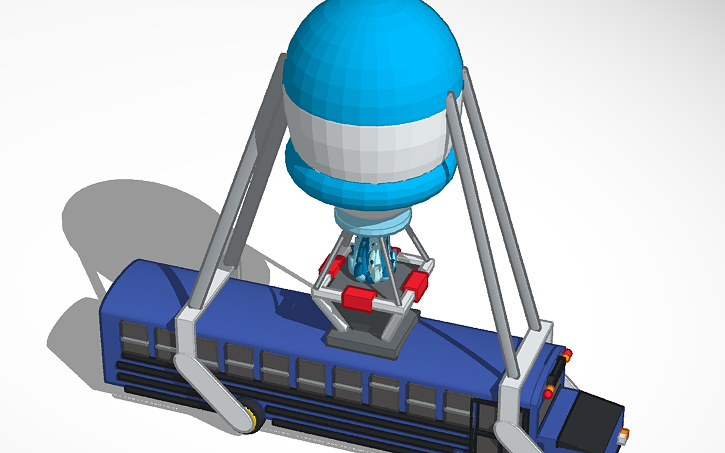 3D design Copy of Fortnite battle bus - Tinkercad