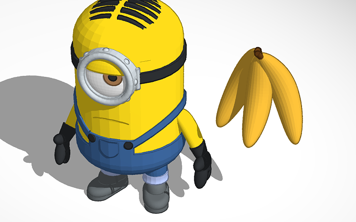 3D design Minion Stuart 2 - Tinkercad
