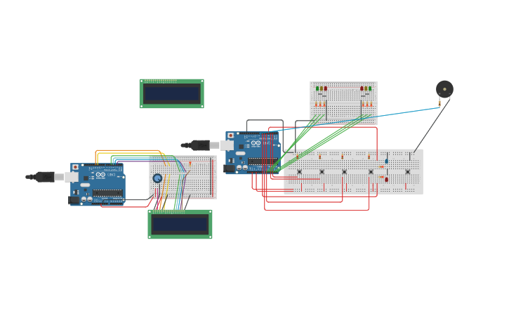 Circuit design ARCADE - Tinkercad