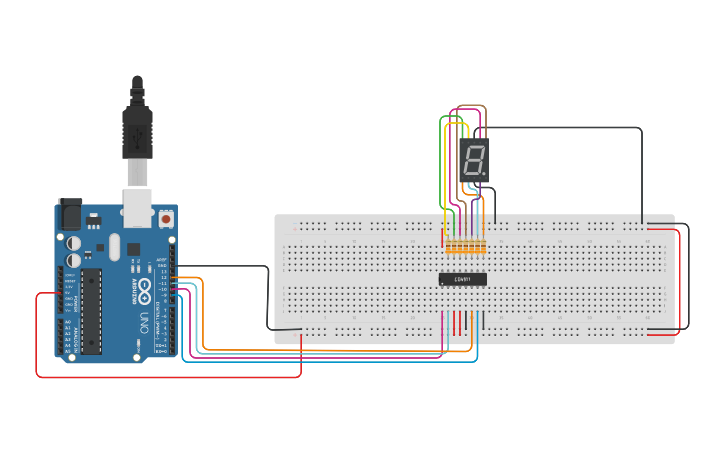 Circuit Design Aufgabe 3 Tinkercad
