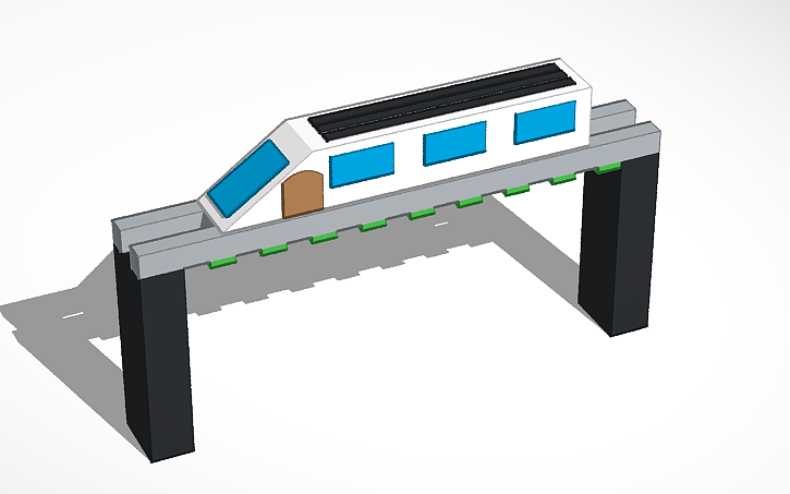 3D design A train/기차 - Tinkercad