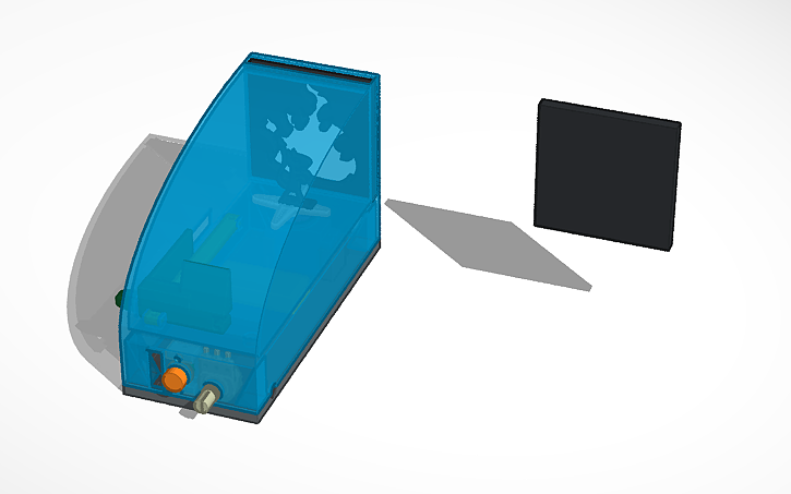 3d Design Shadow Projector Wip Tinkercad