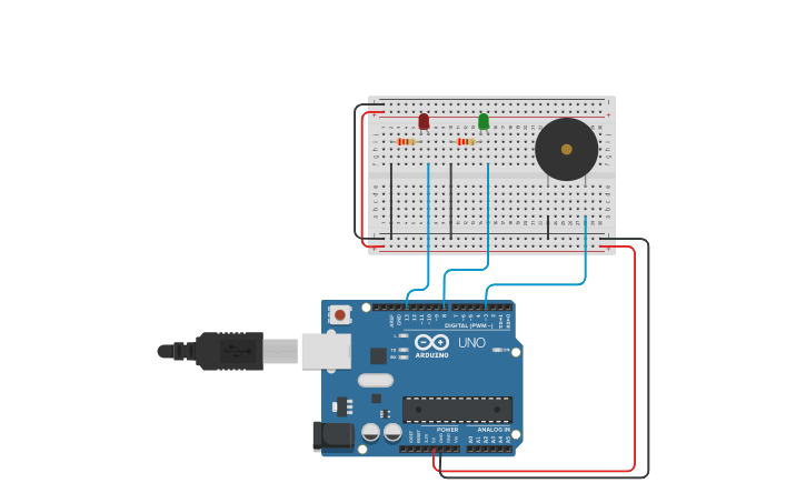 Circuit Design Door Lock Tinkercad