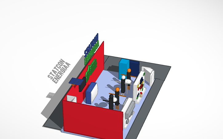 3D design Copy of EXhibition Stall REI Design Beta - Tinkercad