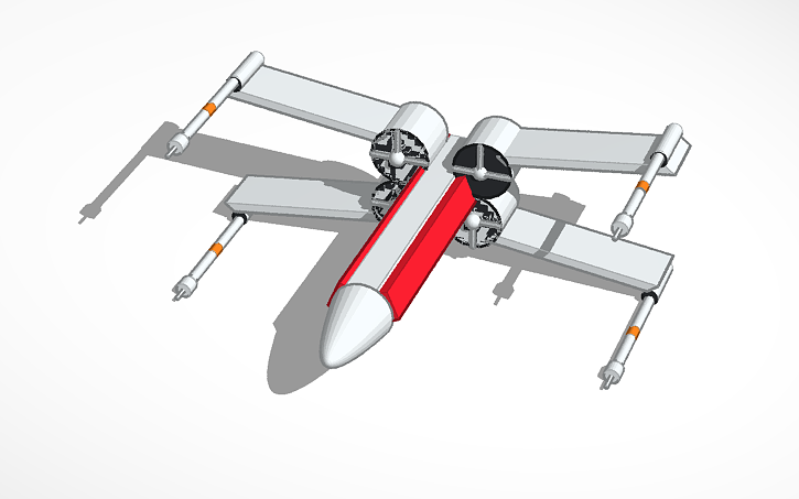 3D design The Awesome X-Wing - Tinkercad