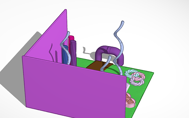 3D design the candy factory(not done no questons) | Tinkercad