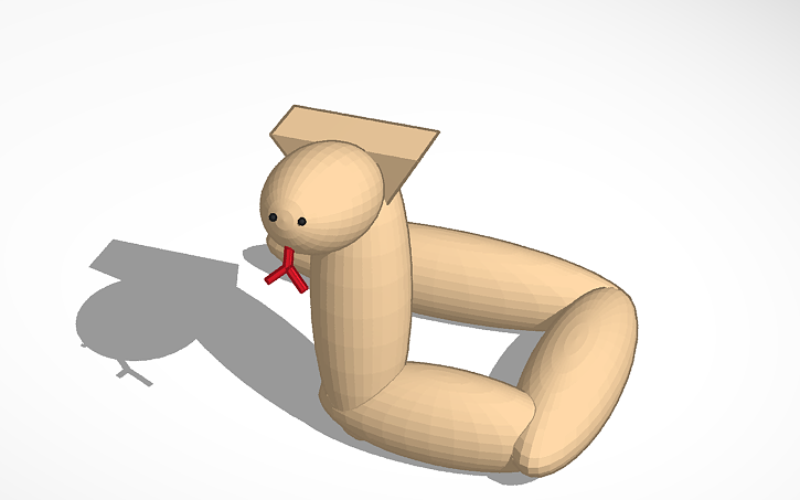 3D design Snake - Tinkercad