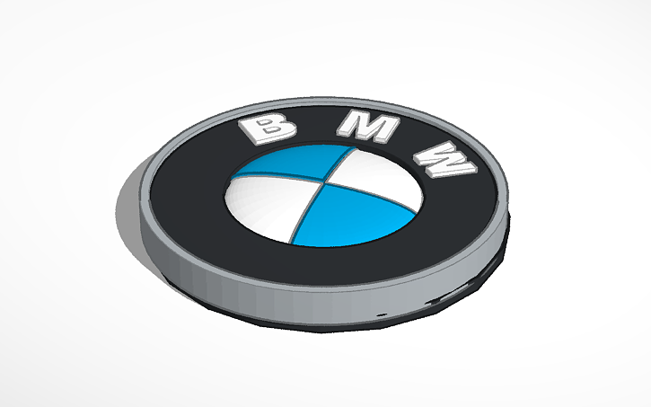 3D design BMW logo - Tinkercad