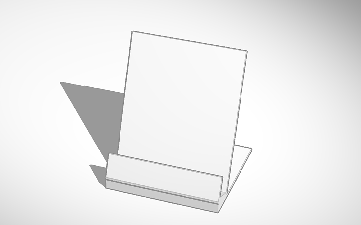 3D design phone stand | Tinkercad