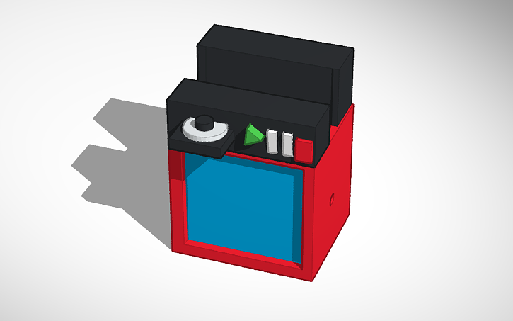 3D design tv and dvd player iphone speaker | Tinkercad