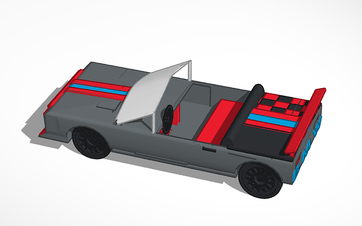 3D design vehicle - Tinkercad