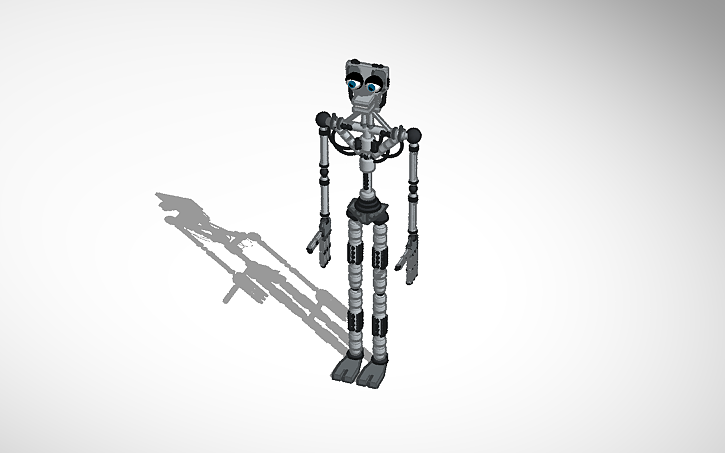 3D design Endoskeleton 01 - Tinkercad