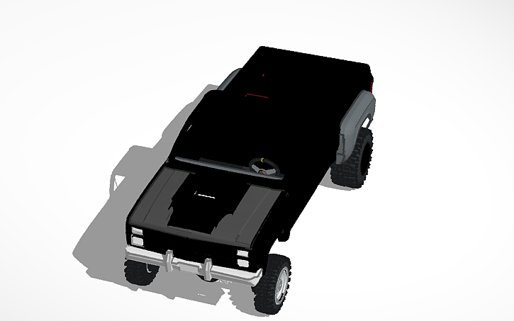 3D design 1986 Chevy Dually - Tinkercad