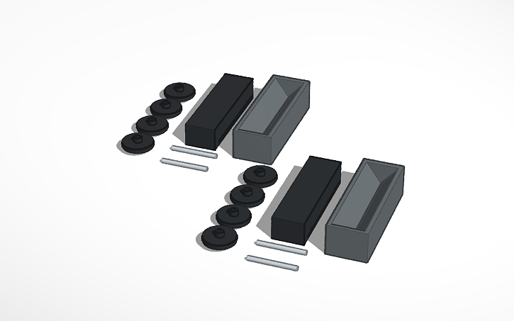 3D design Rolling stock - Tinkercad