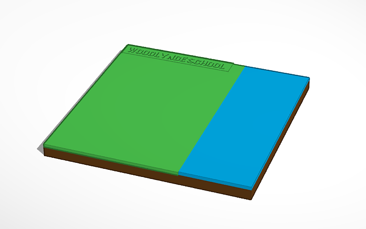 3D design Ground - Tinkercad
