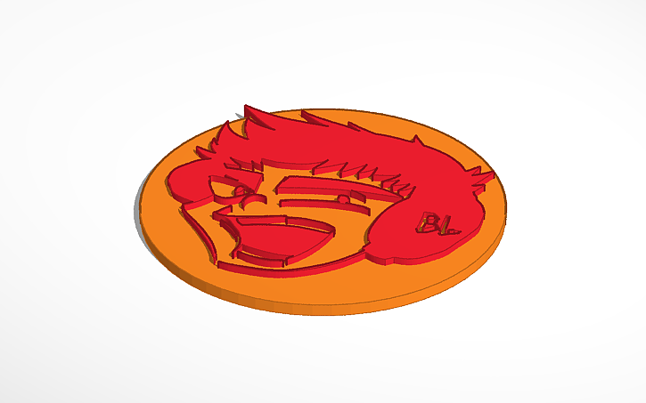 3D design LazarBeam Logo - Tinkercad