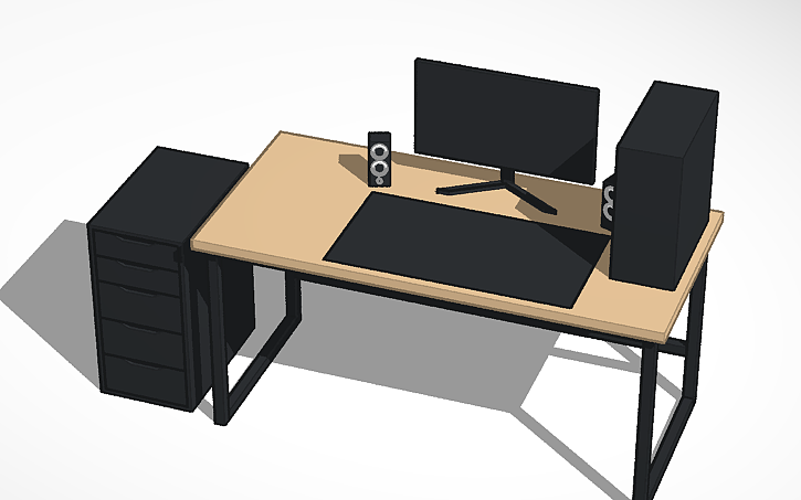 3D design Desk - Tinkercad