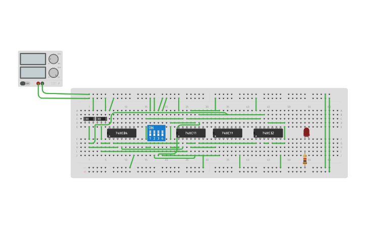 Circuit design mux | Tinkercad