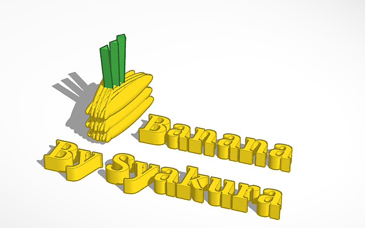3D design Banana | Tinkercad