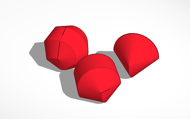 3D design hexasphericon, octasphericon, and sphericon - Tinkercad