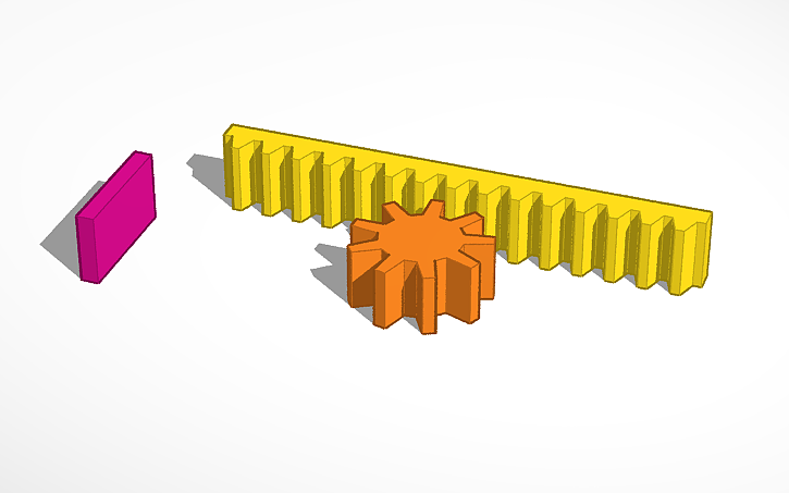 3D design steering system - Tinkercad