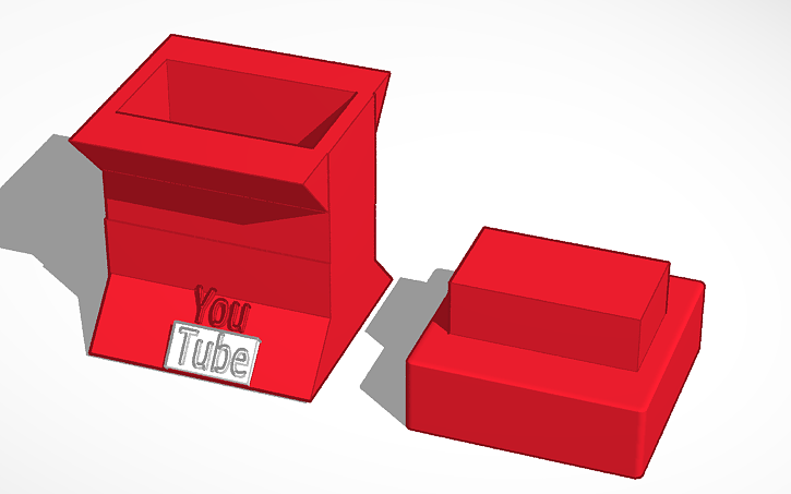 3D design play button | Tinkercad