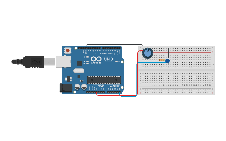 Circuit design Low-pass Filter - Tinkercad