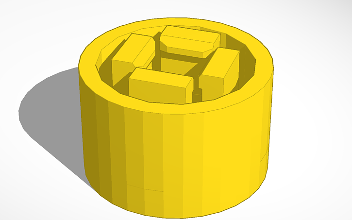 3D design Tactile Button Cap 3.8 mm - Tinkercad