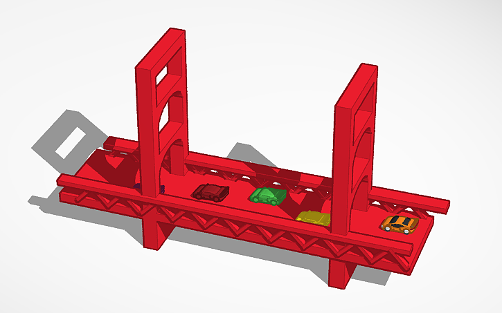 3D design Kayla - Bridge Structures - Tinkercad