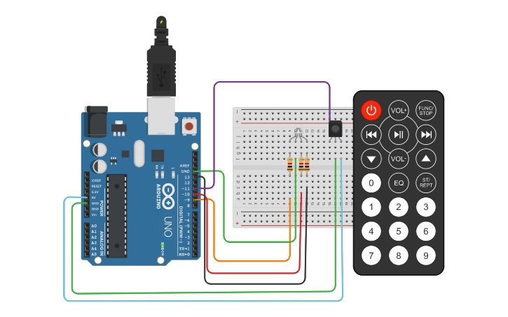 Circuit Design Ir Remote Tinkercad
