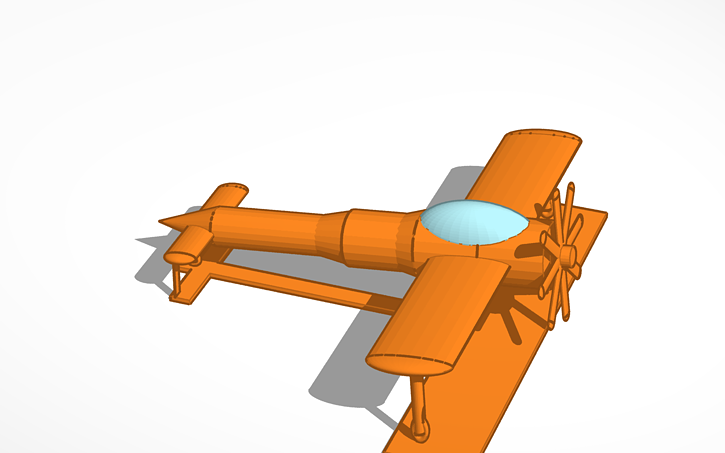 3D design Airplane | Tinkercad