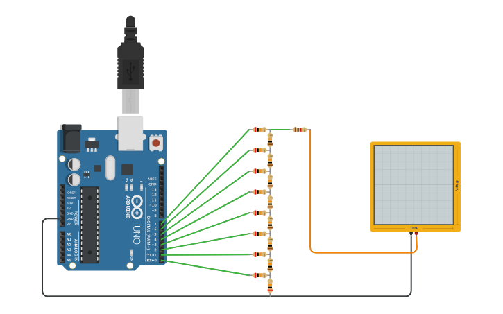 Circuit Design Copy Of Copy Of Dac R 2r Tinkercad