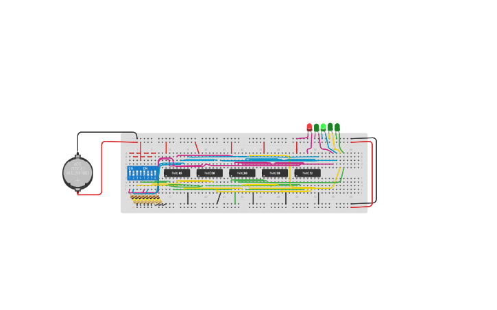 Circuit Design Sumador De 4 Bits Tinkercad