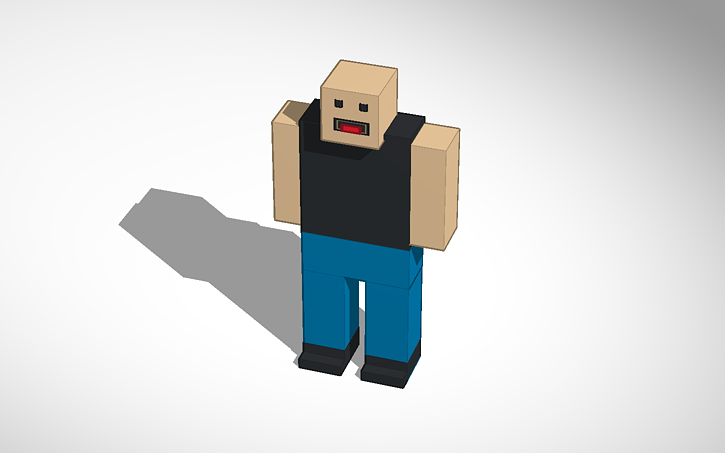 3D design Minecraft Character - Tinkercad
