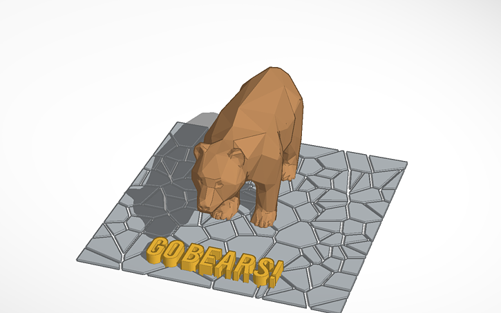 3D design Bear - Tinkercad