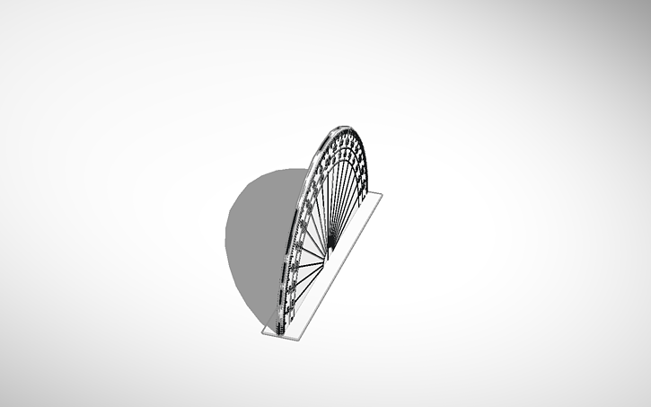 3D design Upright Protractor - Tinkercad