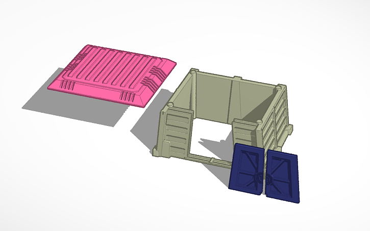 3D design petit bunker legion république | Tinkercad