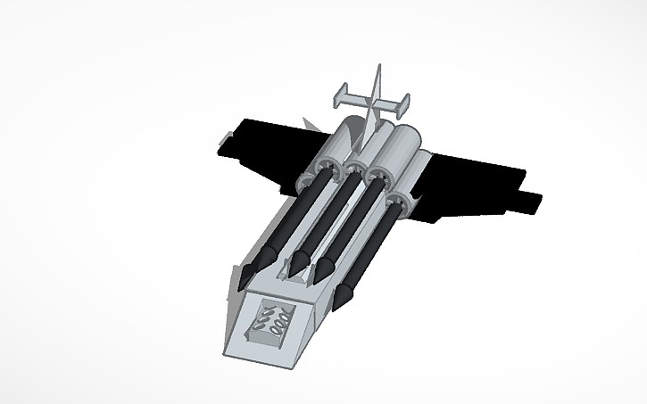 3D design Fighter jet 2 | Tinkercad