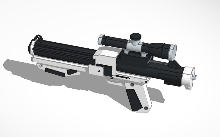 3D design Star Wars E-11 Blaster - Tinkercad
