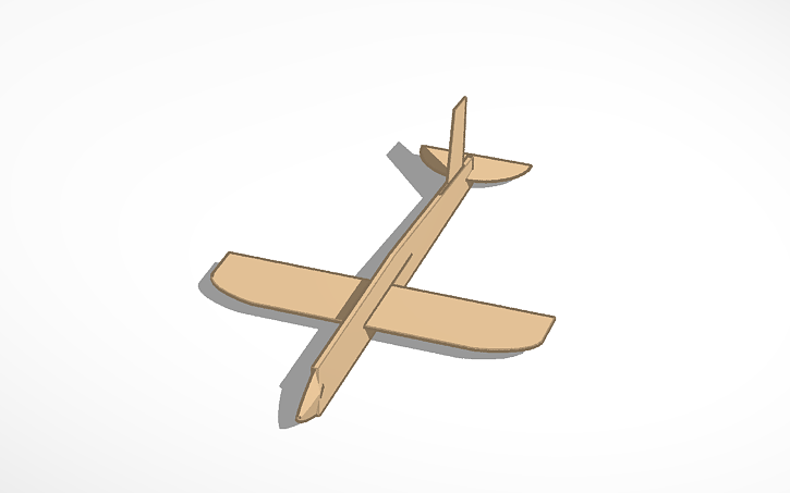 3D design pointy plane | Tinkercad