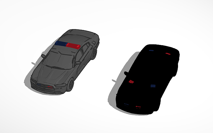 3D design 2011 Dodge Charger Police Cruiser & 2011 Dodge Charger FBI ...