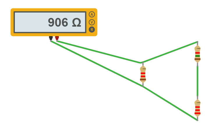 Circuit Design Ries Parallel Combination Of Resistors Tinkercad